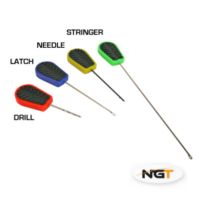 NGT Baiting Tool Set Baiting Needles Carp Fishing Boilie Bait Drill 4 ...