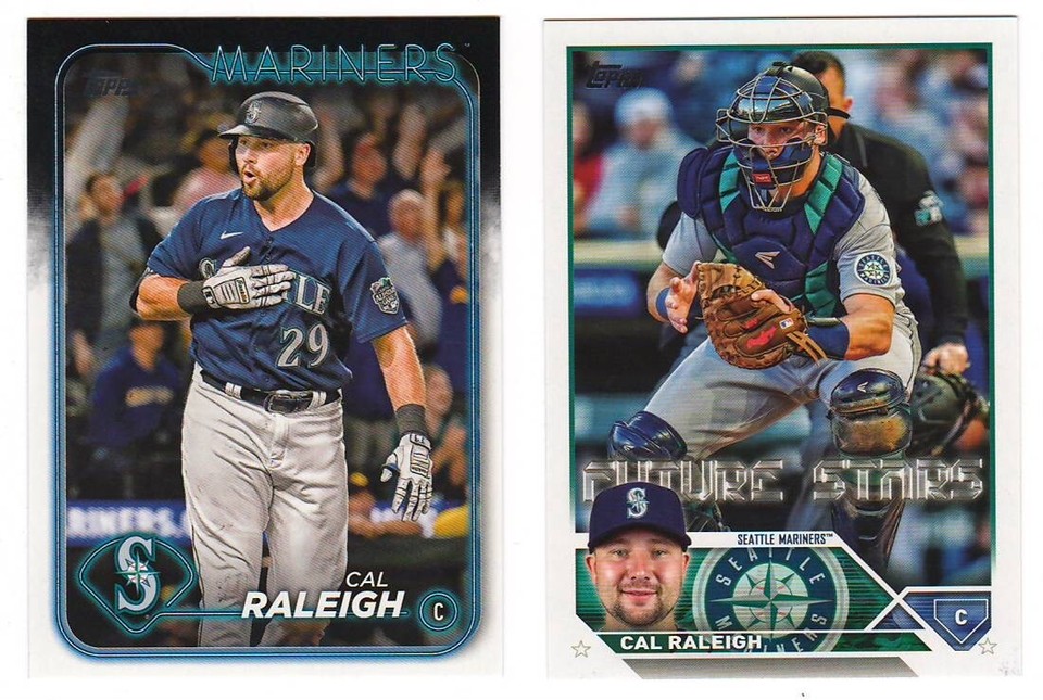 x20 Different Cal Raleigh Rookie Card RC lot Bowman Topps Chrome ...