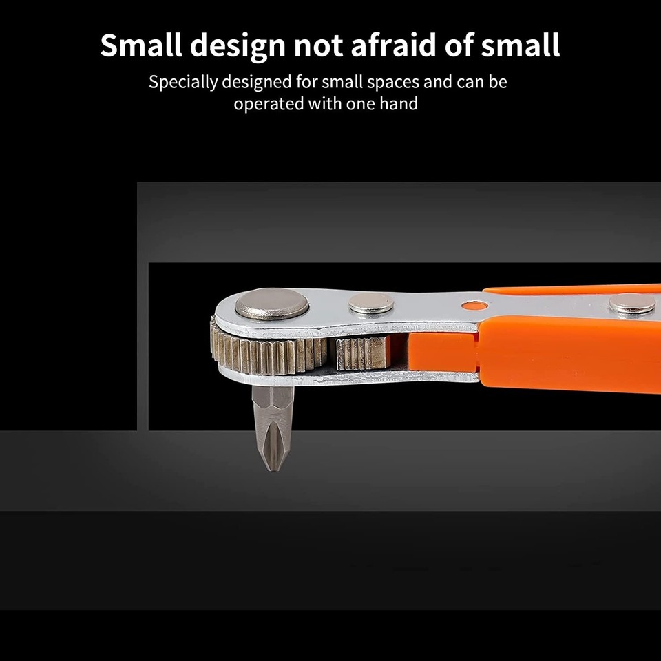Versatile Screwdriver Set - Multi-Purpose Ratchet Wrench - High Torque ...