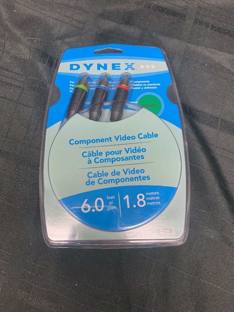 DYNEX VIDEO COMPONENT VIDEO CABLE 6.0 FEET HD (DX-AV021) NEW SEALED | eBay