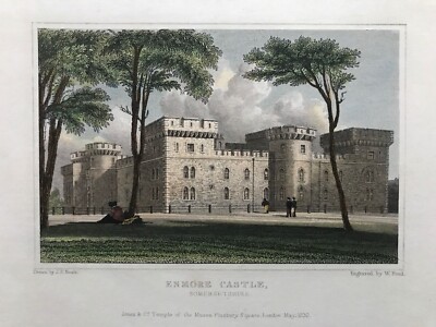 1830 Antique Print; Enmore Castle, Somerset after Neale | eBay UK