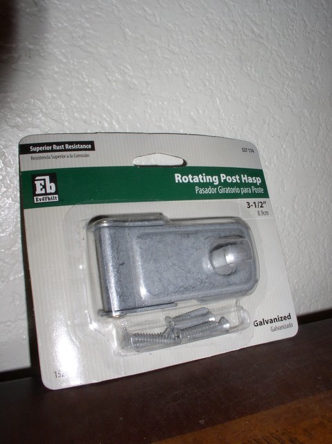 Everbilt Rotating Post Hasp - Galvanized - 3-1/2" (327174) for sale ...