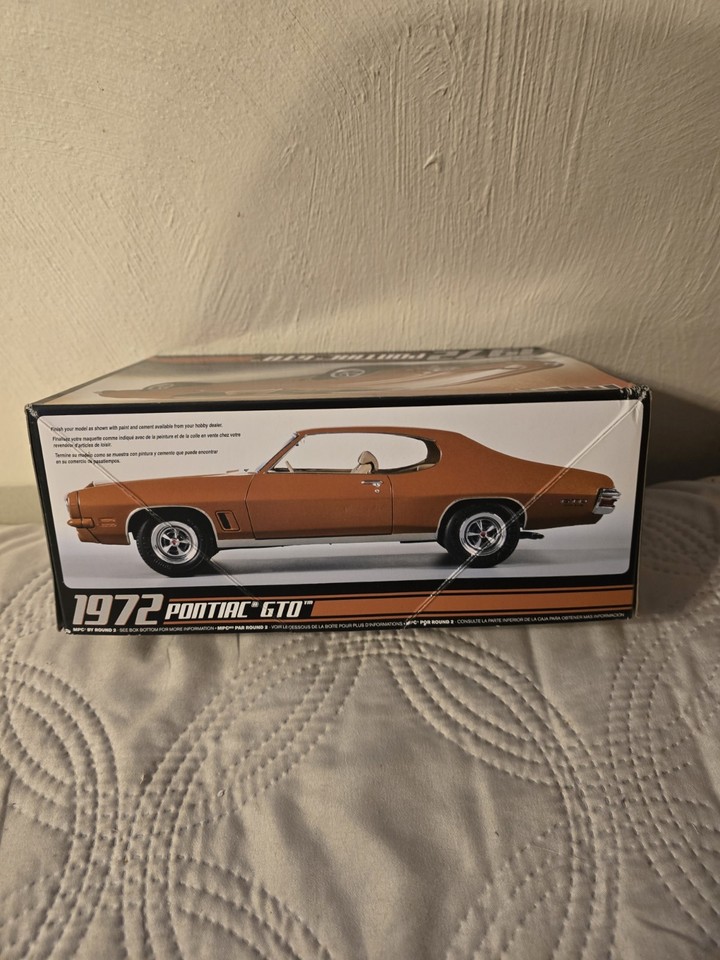 MPC 1972 Pontiac GTO 1/25 Muscle Car Model Kit MPC711L/12 Skill 2 -open ...