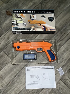 Sharper Image Augmented Reality Laser Game Gun Bluetooth 360 views Ages ...