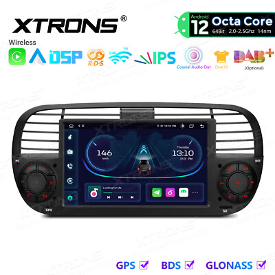 XTRONS CarPlay Android 13 8-Core 7" GPS Stereo Radio Navi for Fiat 500 2007-2015 | eBay UK