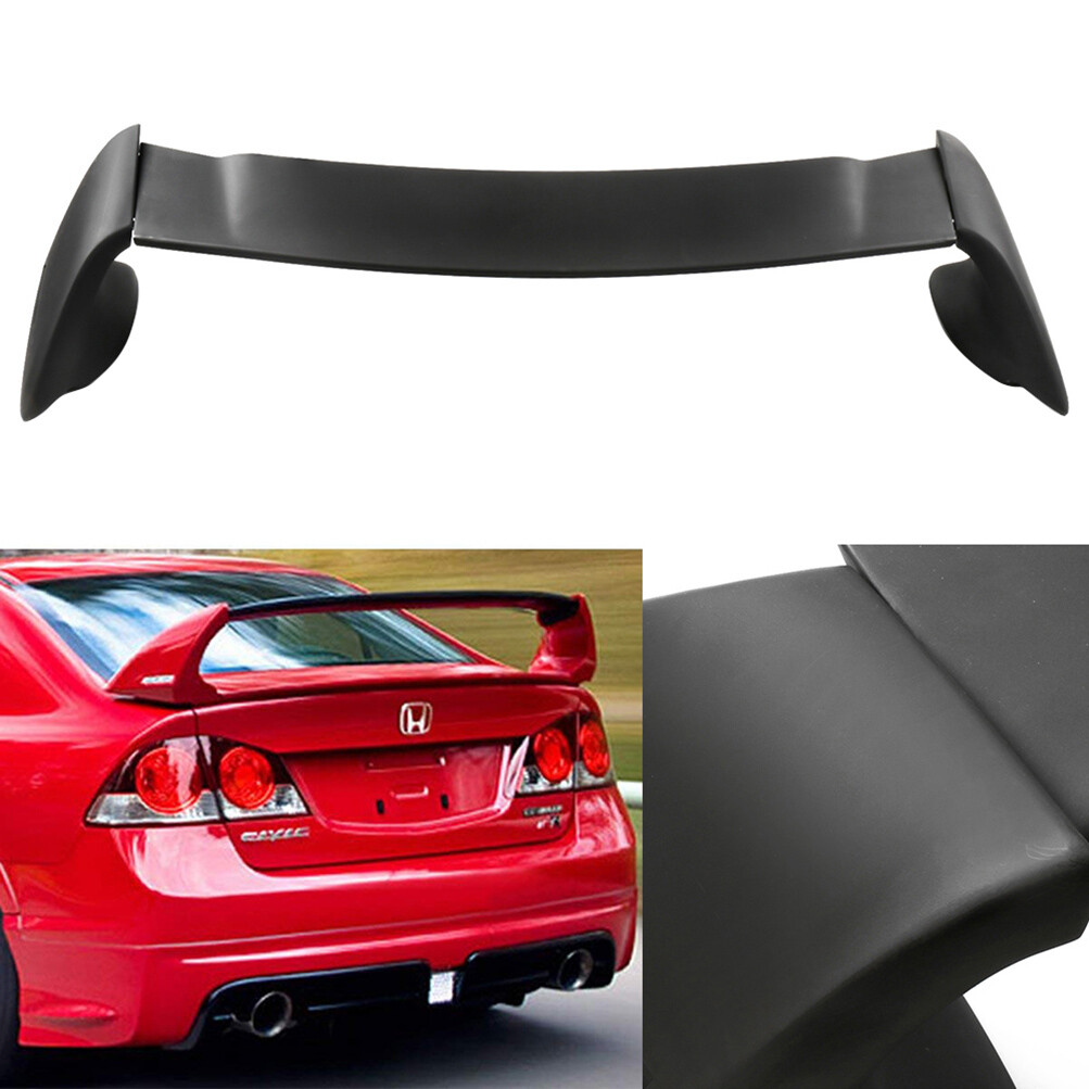 For 2006-2010 2011 Honda Civic 2DR Coupe Rear Spoiler Wing Matte Black ...