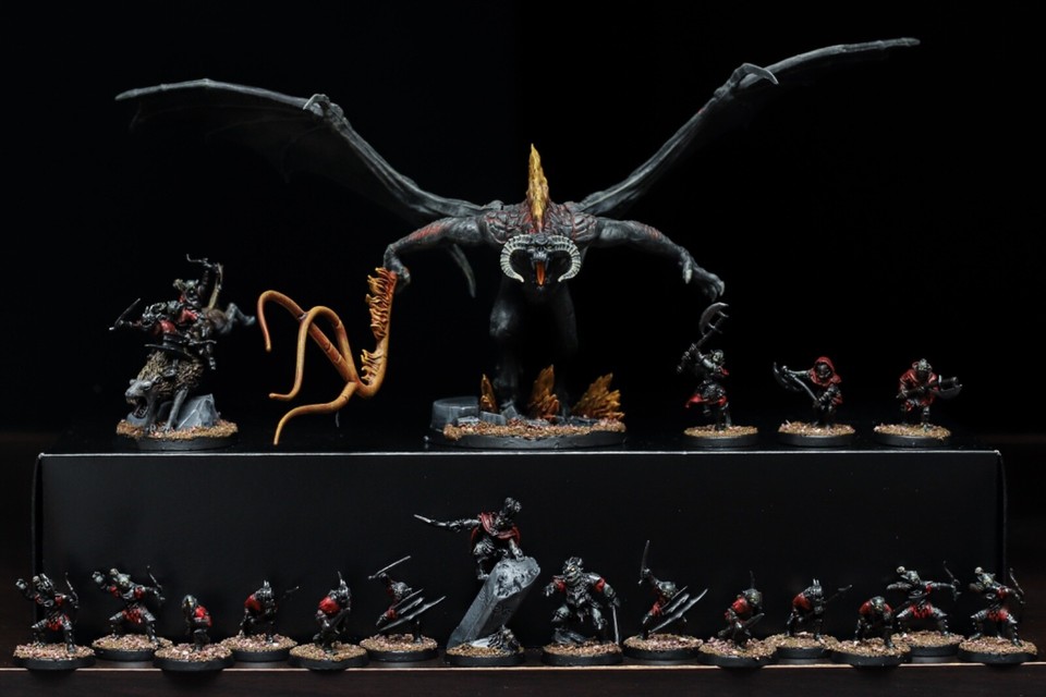 Angmar Pro Painted Army Builder - Lord of the Rings Miniatures ...