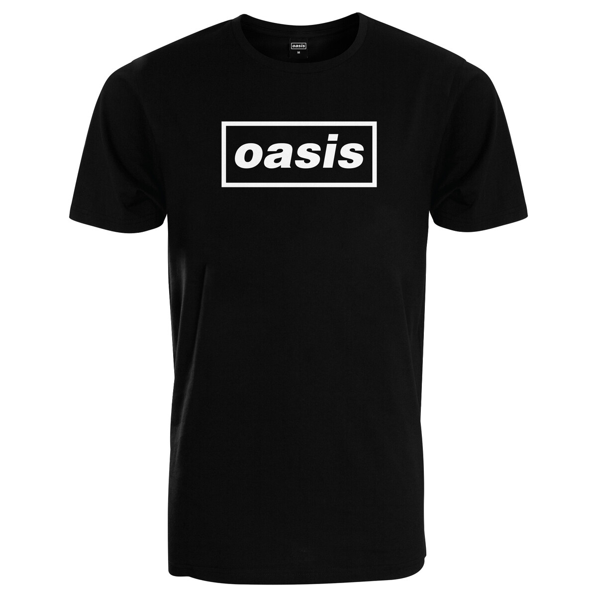 OASIS LOGO T-SHIRT NWT BLACK TSHIRT TEE COTTON BAND LIAM NOEL GALLAGHER ...