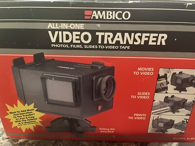 Ambico All-in-One Video Transfer V-0652 Photos Films Slides Electronic ...