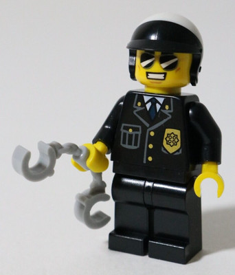 New LEGO City Traffic Cop Minifigure Police Handcuffs City Adventures ...