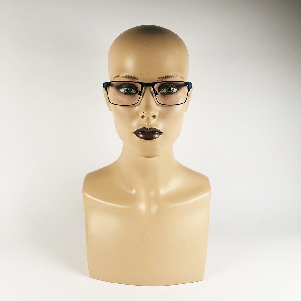 SPECSAVERS eyeglasses BLUE RECTANGLE glasses frame MOD: THROW 30687813 ...