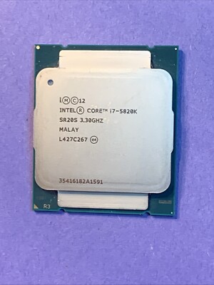 Intel Core i7-5820K 3.3GHz Six Core Processor - SR20S | eBay