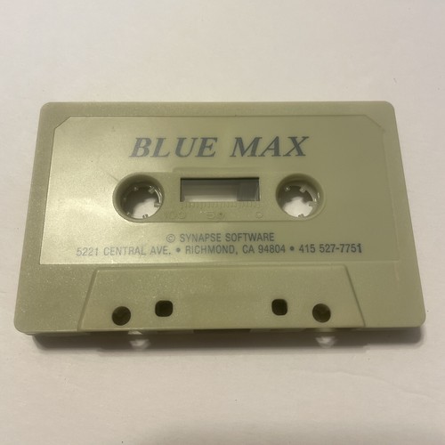 Blue Max (Atari 400/800, 1983) Synapse Software Game Cassette Only ...