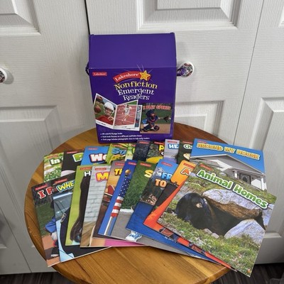 Lakeshore Non fiction Emergent Readers Box of 20 8-page books ...