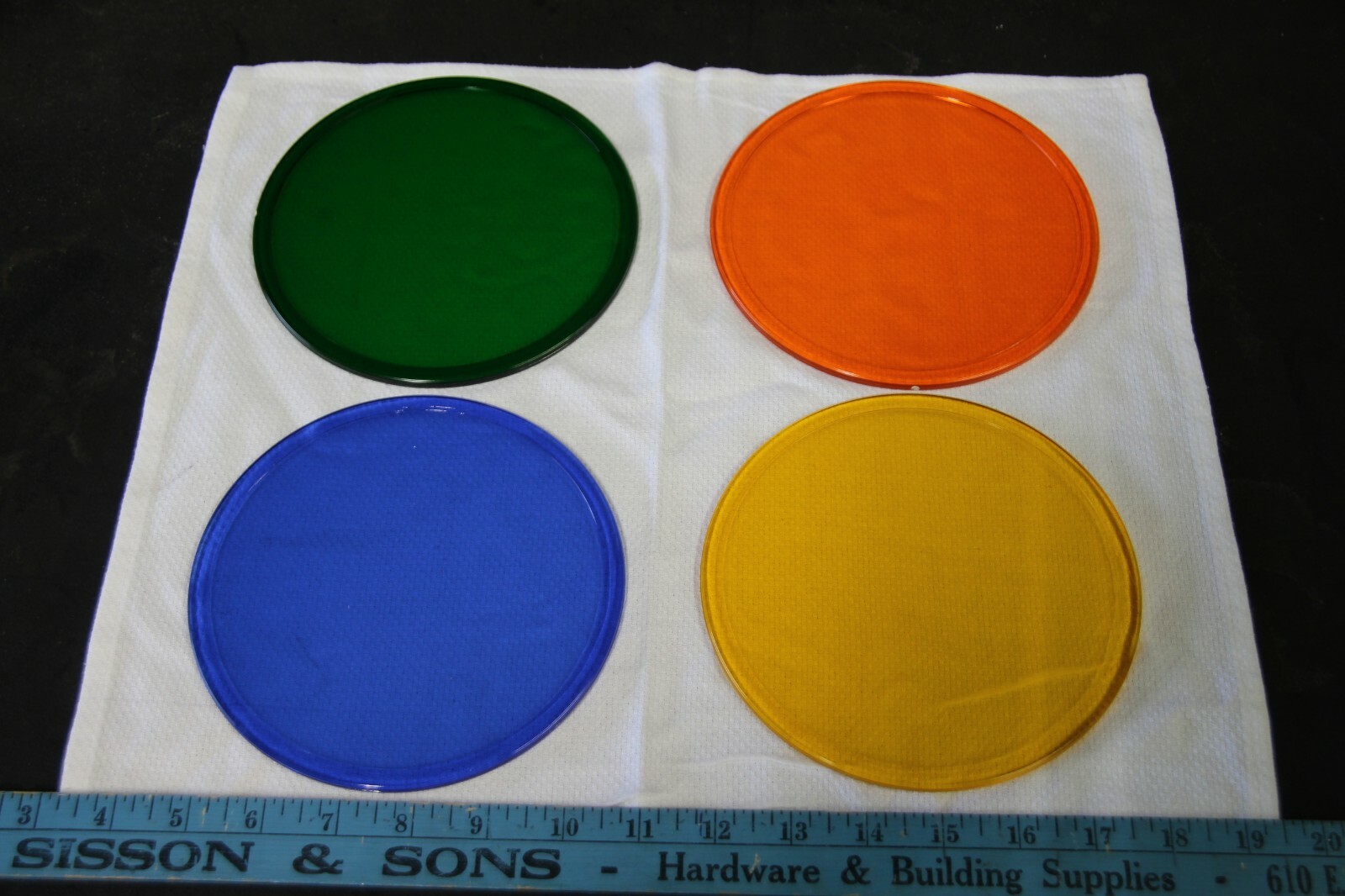 31 NEW Kopp Glass Lense s 6.313" P/N FR5893 Plain / Flat VINTAGE - 4 ...