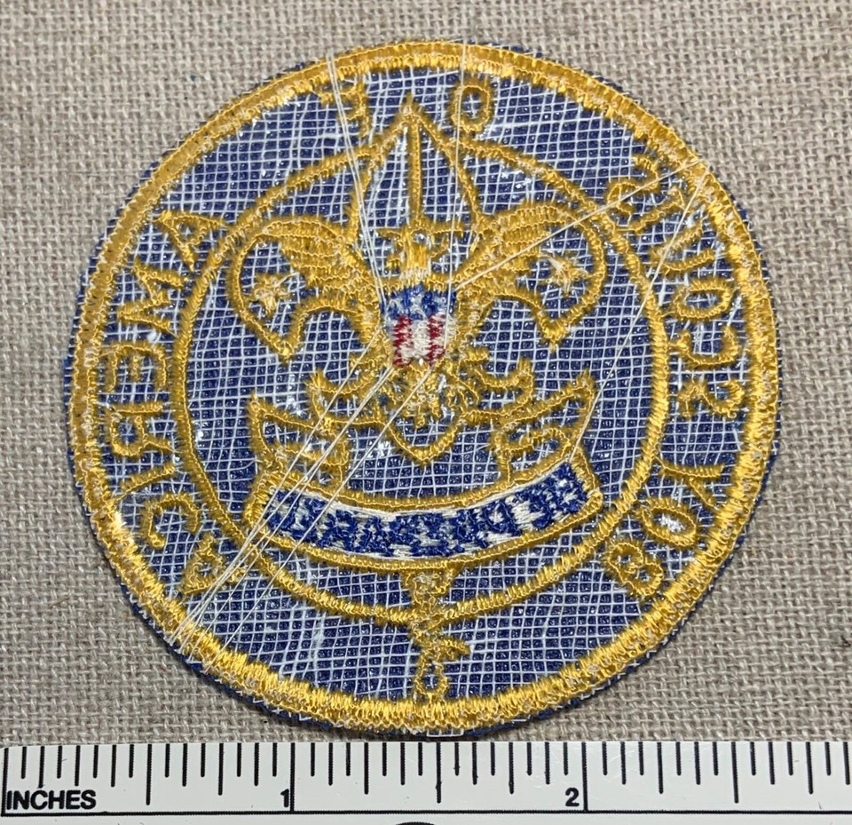 VTG 1950s TROOP COMMITTEE or LAYMAN Adult Leader Position Badge PATCH ...