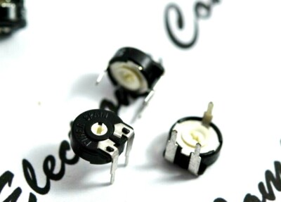 10pcs - PIHER 50K Trimmer Resistor PT10 10mm Round TOP ADJUST | eBay