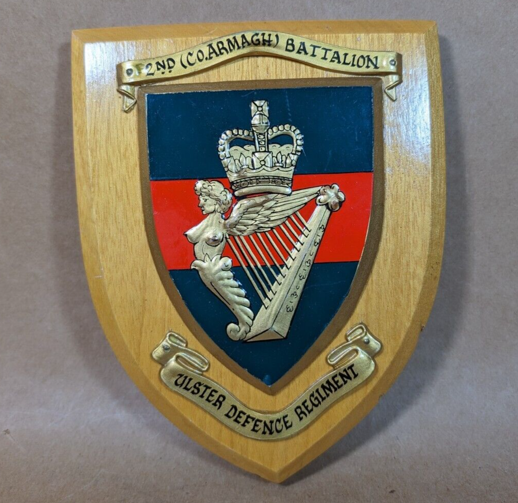 Ulster Defence Regiment Heraldic Crest Shield Wall Plaque | eBay