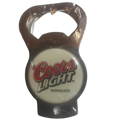 Coors Light Metal Logo Bottle Opener Keychain Still In Plastic | eBay