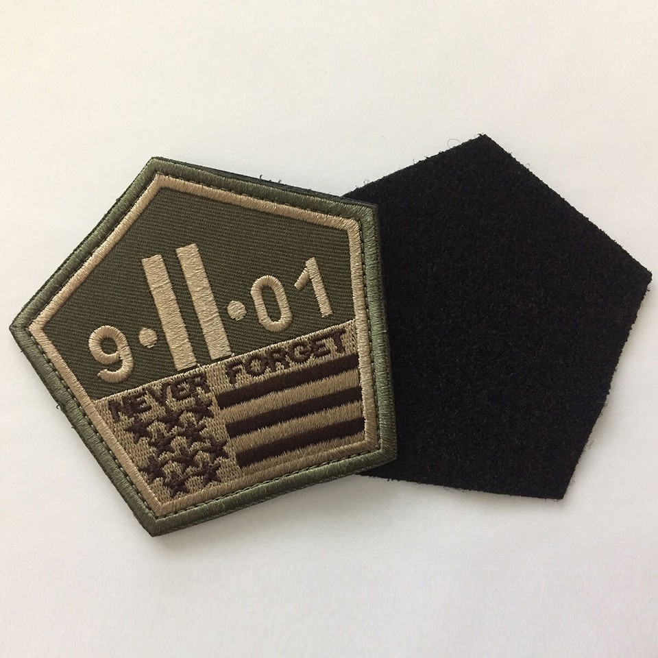 Never Forget September 11 Attacks 9/11 Anniversary Tactical Hook Loop ...