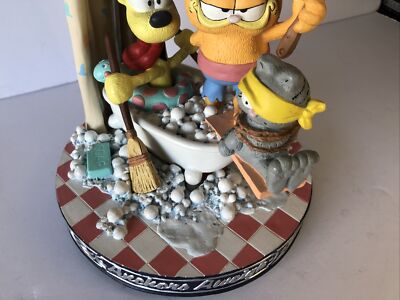 1994 Danbury Mint Garfield Music Box Anchors Aweigh By Garfield Creator ...