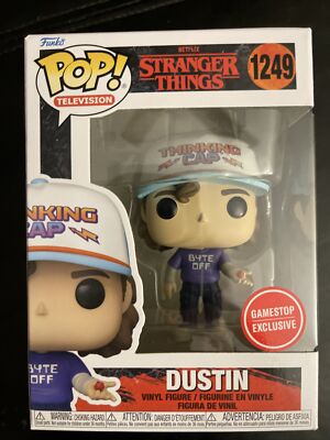 Stranger Things Dustin Funko Pop 1249 GameStop Exclusive | eBay