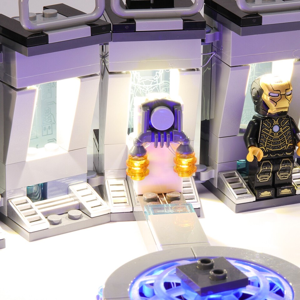 Upgraded LED Light Up Kit For Iron Man Hall of Armor LEGOs 76125 | eBay