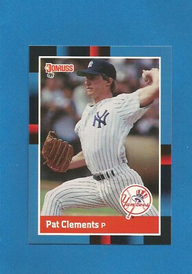 Pat Clements 1988 Donruss MLB Baseball #52 (MINT) New York Yankees | eBay
