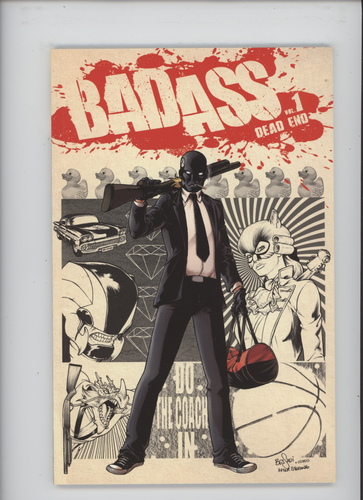 BADASS VOL 1 DEAD END NM 9.6 TRADE AWE INSPIRING COVER HANNA BESSADI ...