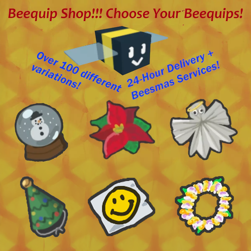 BEESMAS!!! Beequip Shop - Roblox Bee Swarm Simulator (BSS). All ...