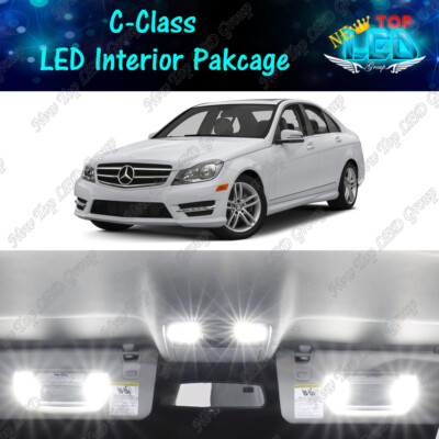 CANBUS White LED Interior Lights Kit For 2008-2014 Mercedes Benz W204 ...