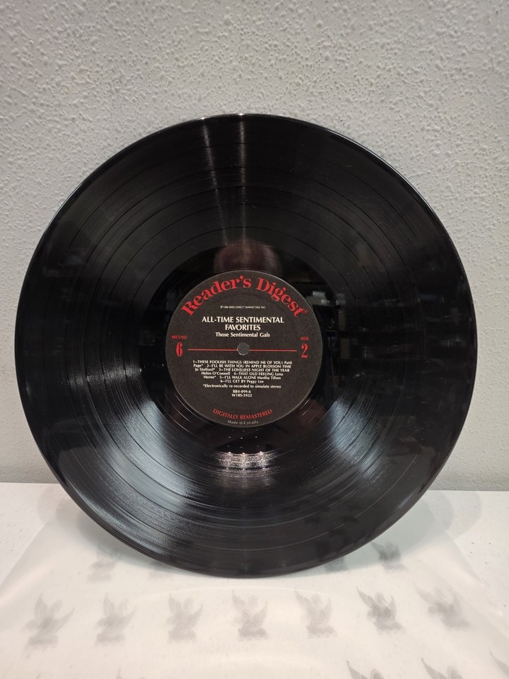 Reader's Digest - All-Time Sentimental Favorites, 7 Album Set 1990 RBA ...