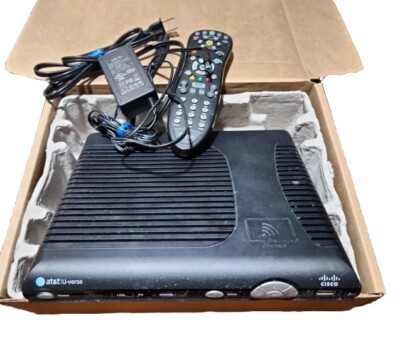 AT&T U-Verse Cisco ISB7005 Receiver w/Power Supply & Remote | eBay