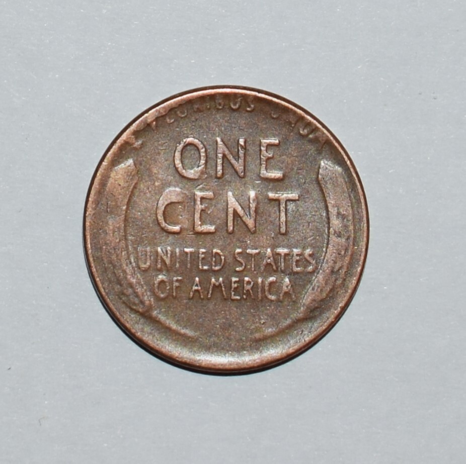 1955 No Mint Wheat Penny One Cent Strike Through Missing L Rim Multi ...