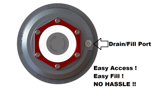 ONE 4" Valcrum Aluminum Hub Cap Lippert 10K-16K Trailer Axle Grease/Oil ...