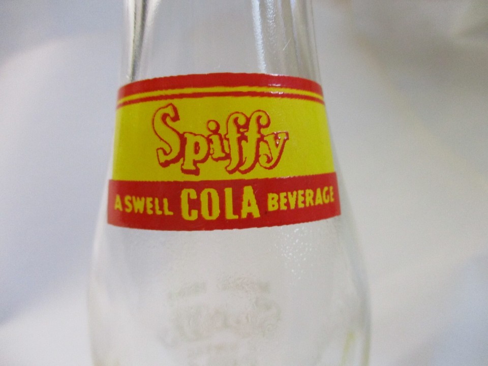 RARE VINTAGE SPIFFY A SWELL COLA ACL BOTTLE ROCHESTER BOTTLING CO. 12 ...