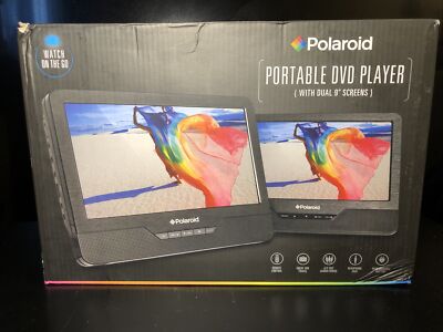 Polaroid Portable DVD Player Dual Screens (9") | eBay