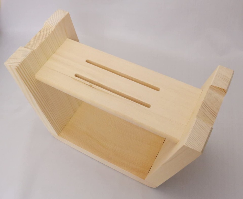 Ichihara Hinoki Wood Chair Isu Furo Bath Stool Onsen 25×16×23cm From ...