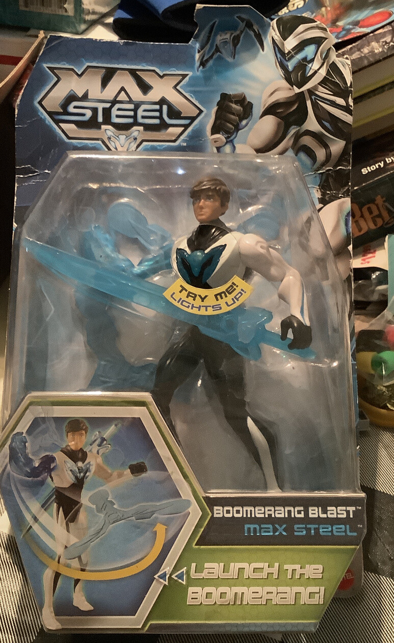 Max Steel Fire Launch The Boomerang, Boomerang Blast ( New In Box ) | eBay