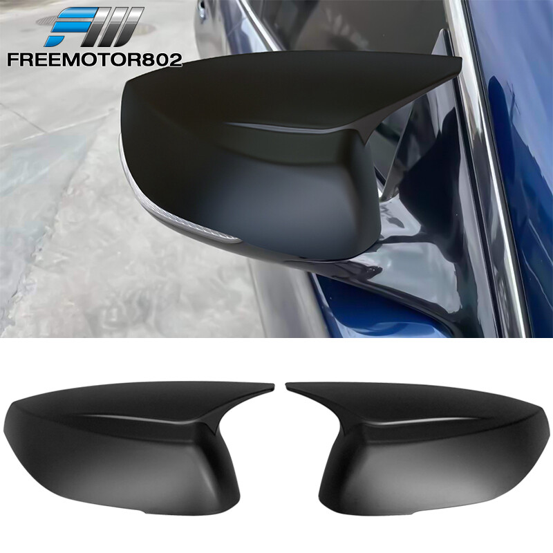 Fits 14-23 Infiniti Q50 Q60 Q70 QX30 Matte Black ABS Rear View Side ...