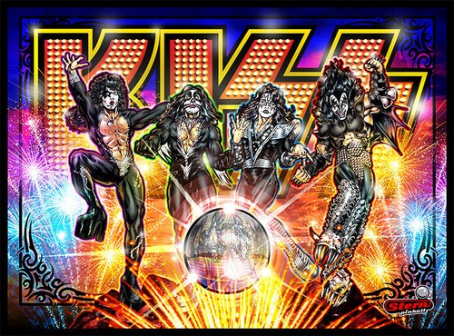 KISS Pinball Alternate Translite HIGHEST QUALITY RESOLUTION! Choose 1 ...