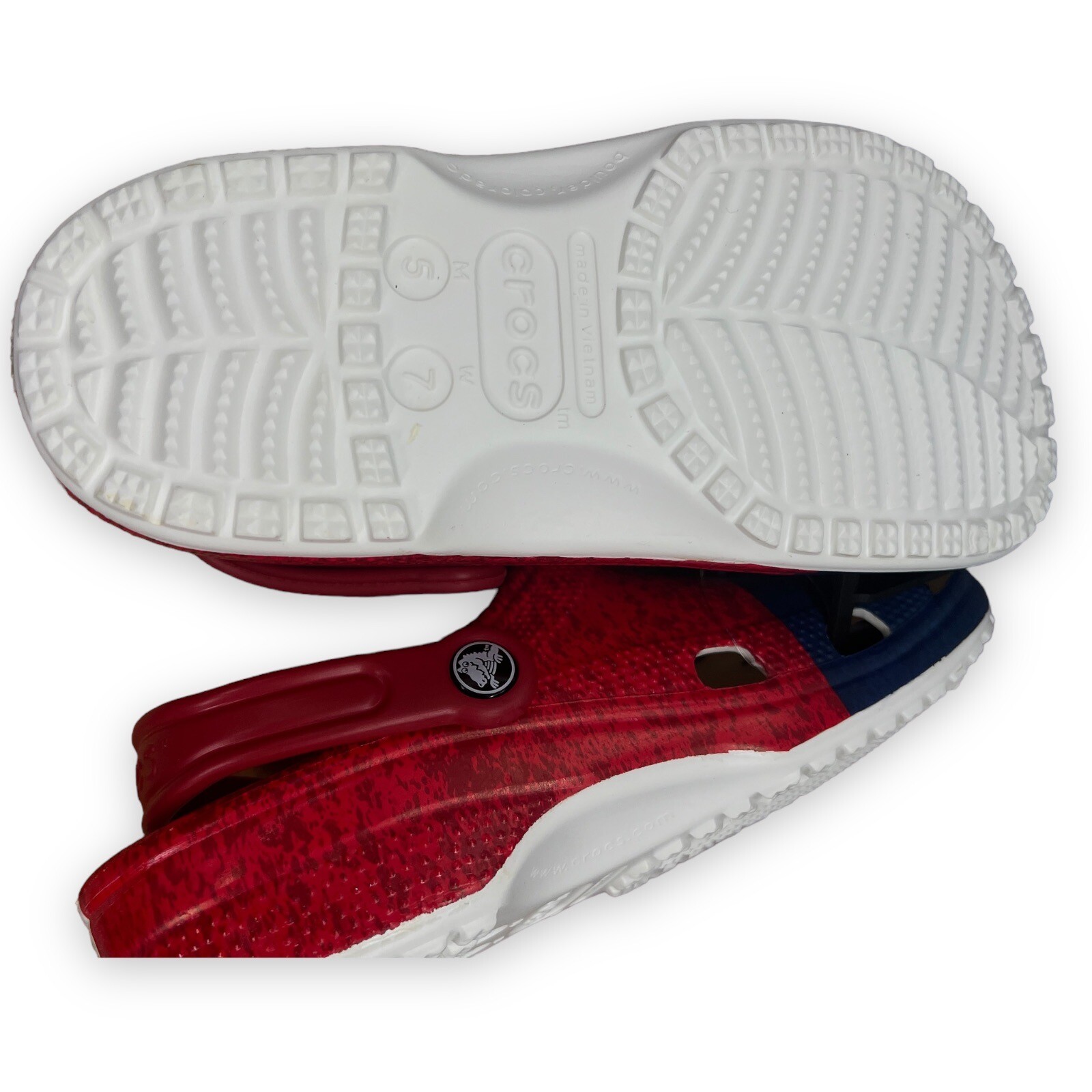 Crocs TEXAS FLAG Women's 7 Men's 5 Lone Star 1845 Dont Mess with Texas ...