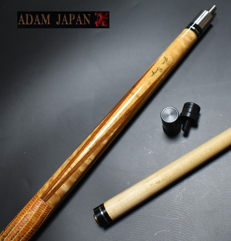 vintage Adam LEGEND Cue Jim Rempe 18T Piloted Joint Lizard Billiard ...