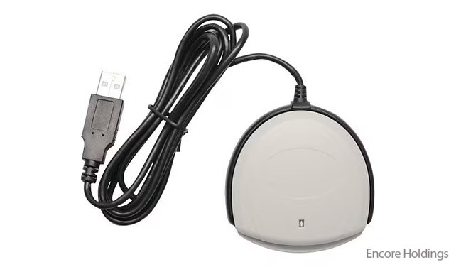Identiv SCR3310 v2.0 USB Smart Card Reader - USB 2.0 - SmartOS - Black ...