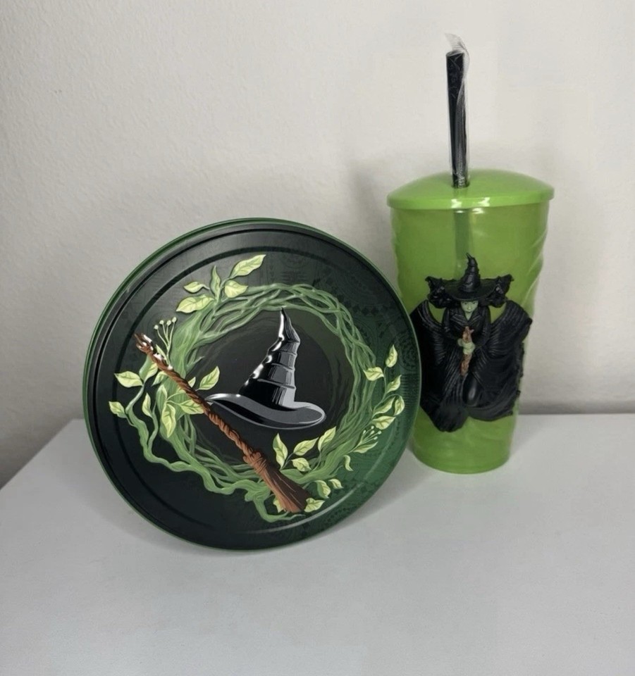 IN HAND Wicked For Good Elphaba Popcorn Bucket & Cup Set Regal SHIPS ...