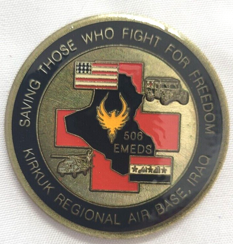 United States Air Force Challenge Coin Operation Iraqi Freedom Rising ...