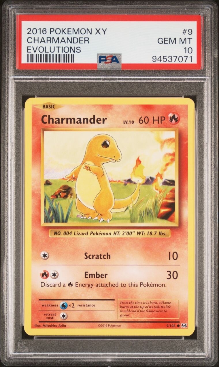 Charmander 2016 XY: Evolutions #009/108 Base Price Guide - Sports Card ...