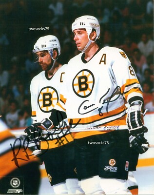 Ray Bourque & Cam Neely - Boston Bruins Signed Autographed 8x10 reprint ...