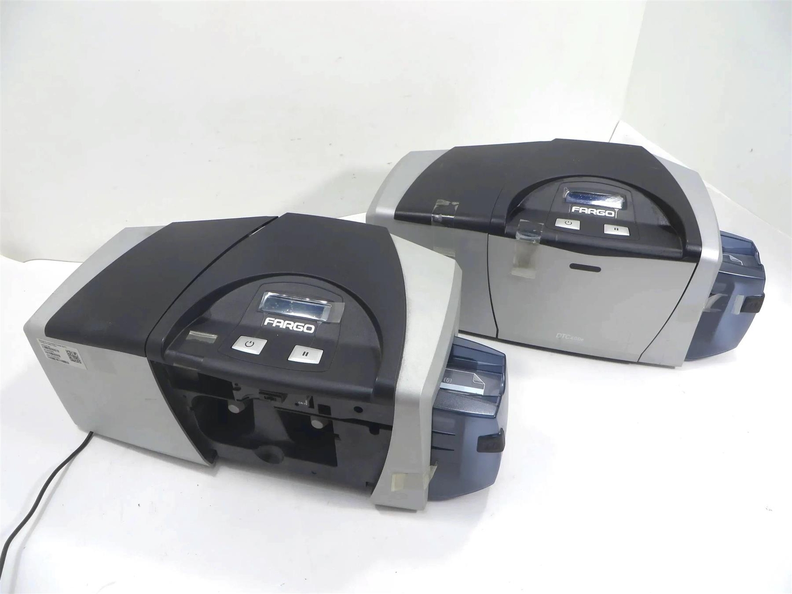 Lot 2 HID Fargo DTC400e ID Card Printer Free Shipping. | eBay