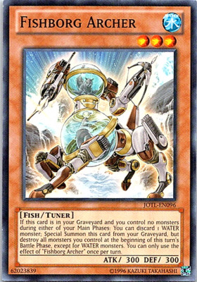 Fishborg Archer JOTL-EN096 Yu-Gi-Oh Card Light Play Unlimited | eBay